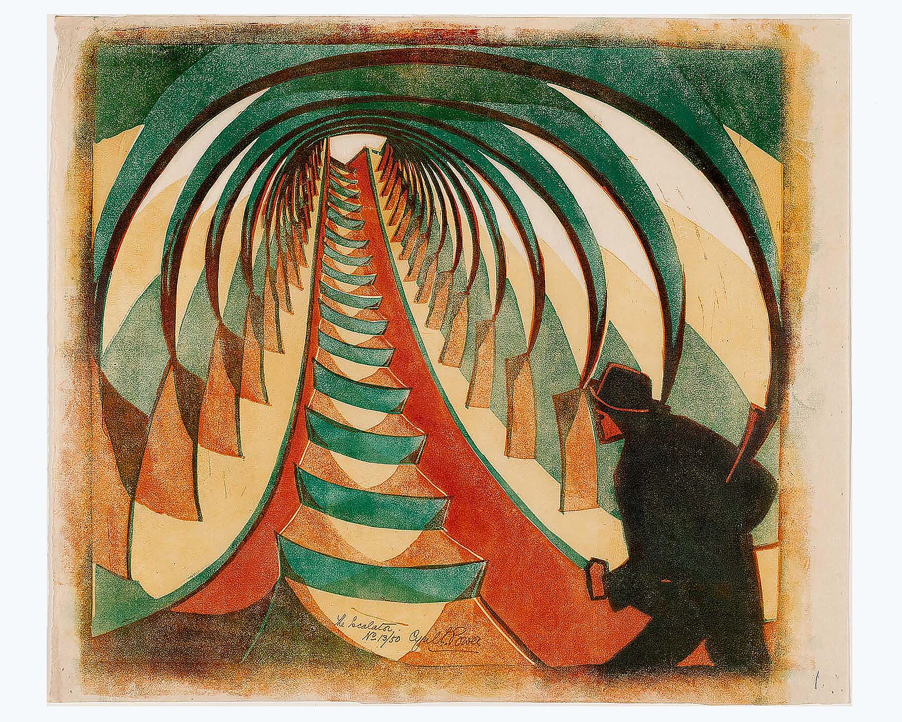 The Escalator by Cyril Power - c, 1932 – Flashback Shop