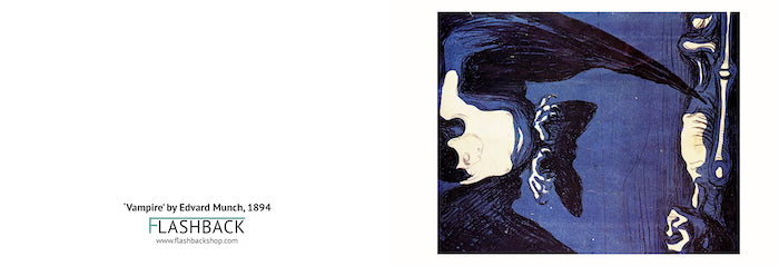 Vampire by Edvard Munch, 1894 - Postcard – Flashback Shop
