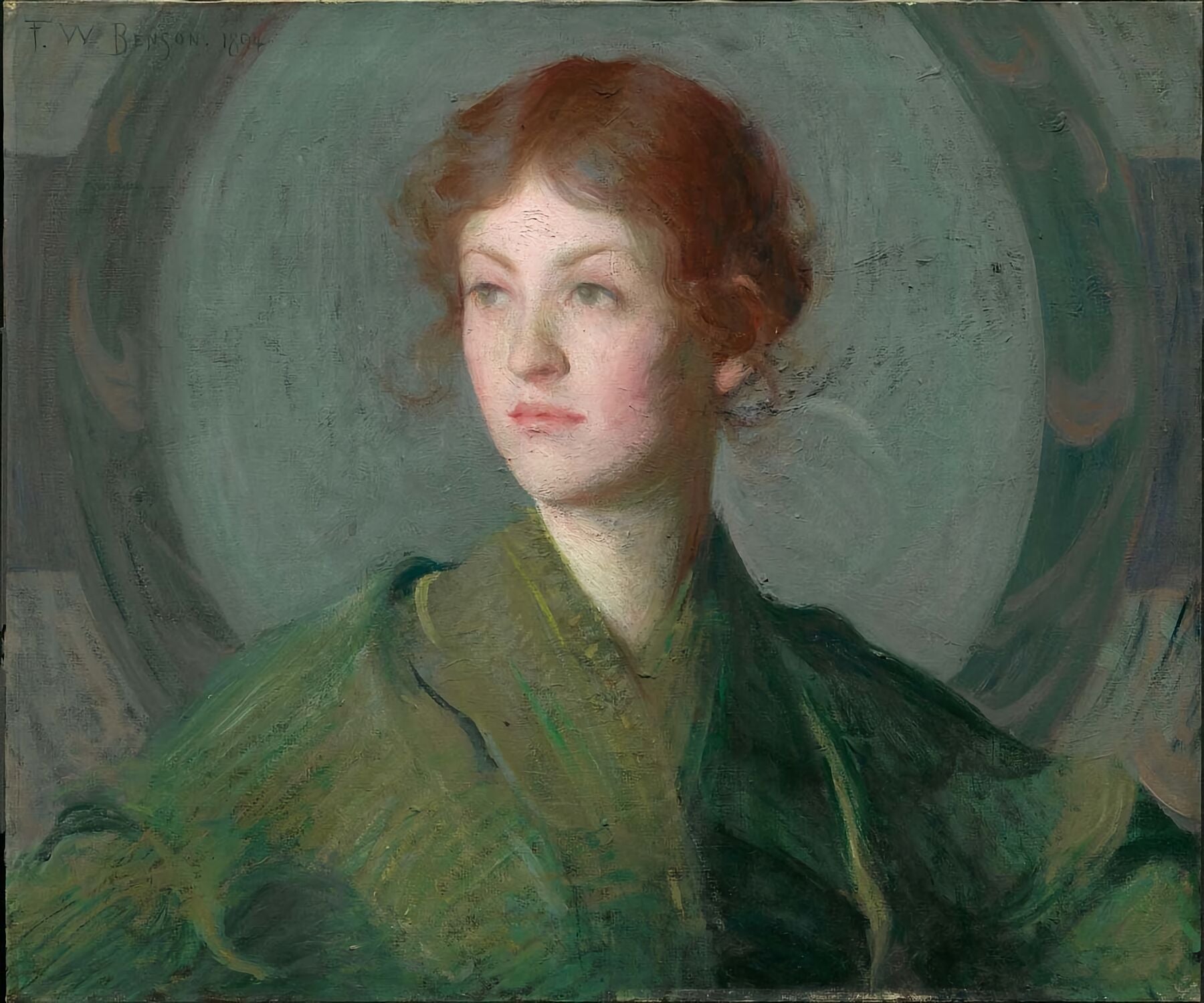 Decorative Head by Frank W. Benson - 1894 – Flashback Shop