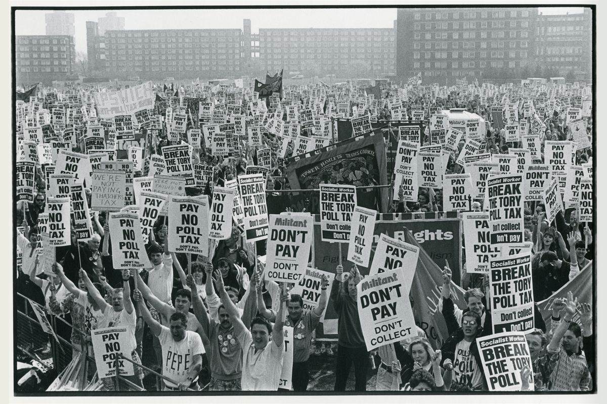 Poll Tax Protest in Liverpool by Dave Sinclair - 1989 – Flashback Shop